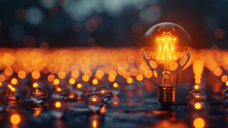 Spark of Creativity: Illustrating the Idea Concept with a Dynamic and ...