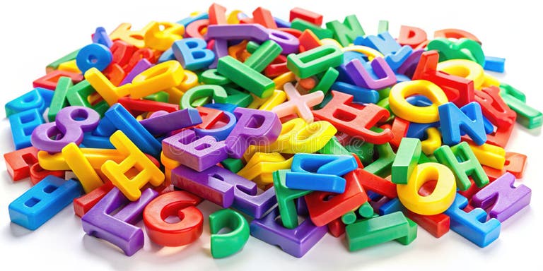 Bright Bold Plastic Alphabet Letters Educational Tools Creative ...