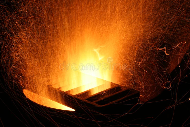 Spark explosion stock image. Image of disc, flame, energy - 20268969