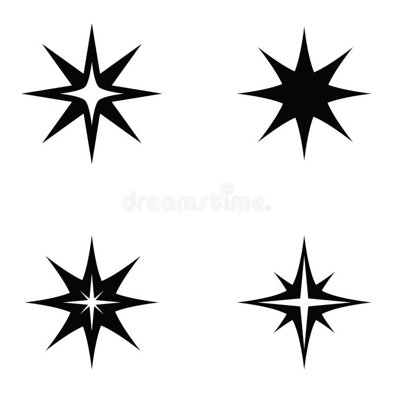 The spark icon set stock vector. Illustration of icon - 102692557