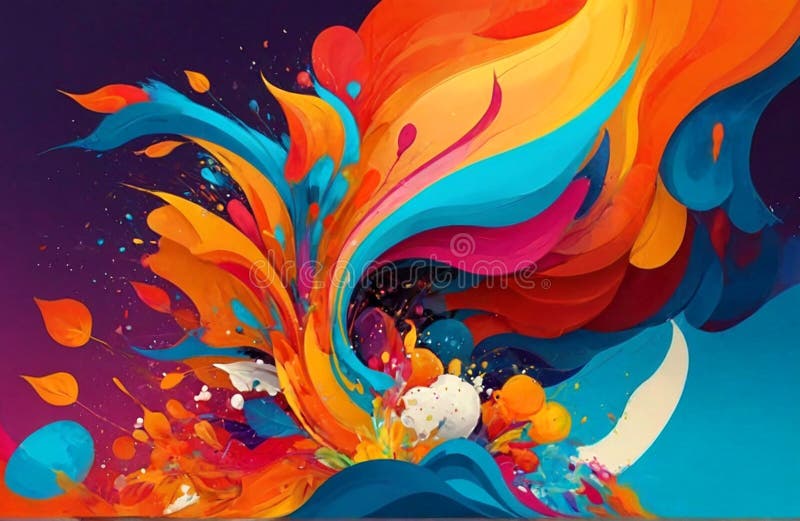 Spark Imagination and Creativity with Abstract Art, Vibrant ...