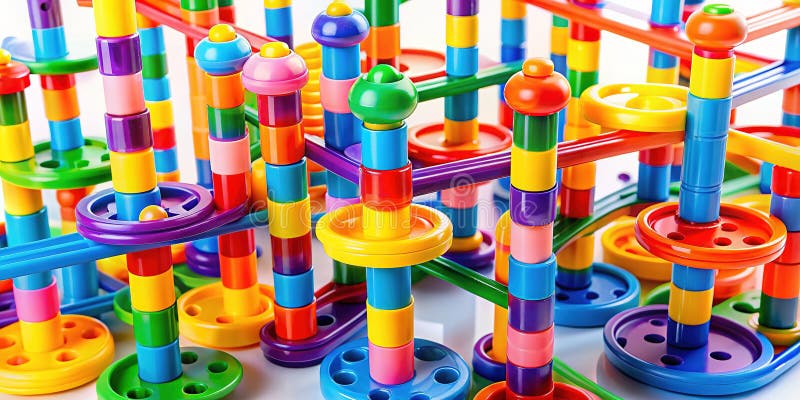 Spark Imagination and Learning with this Colorful Marble Run Playset ...