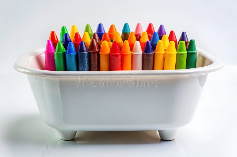 Spark Imagination Sensory Fun Colorful Bath Crayons for Engaging Bath ...