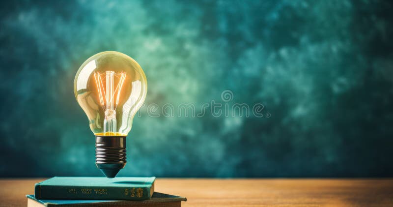 Spark of Knowledge Global Education Week Banner with Copy Space Stock ...