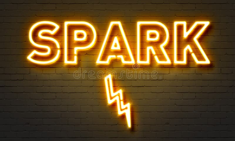 With Sign Spark Plug in the Character Shape Stock Vector - Illustration ...