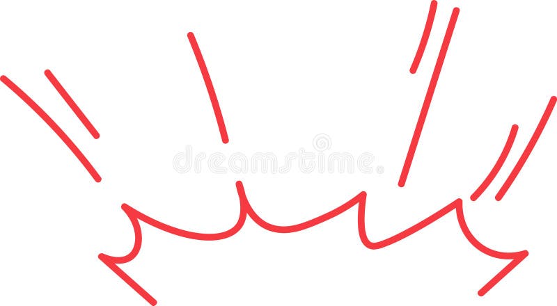 Spark Outline Doodle stock vector. Illustration of symbol - 354221770