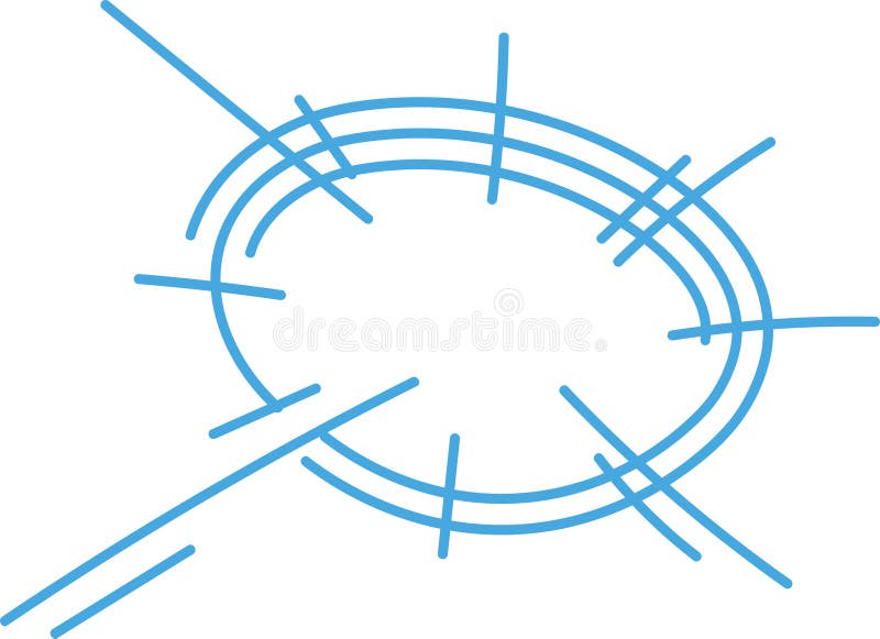 Spark Outline Doodle stock vector. Illustration of symbol - 354222324