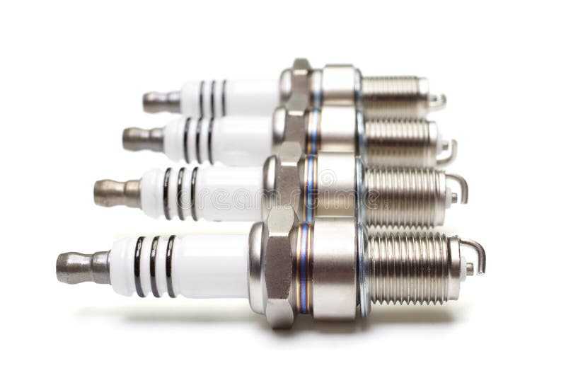 Two Spark Plugs stock image. Image of gadget, device, commercial - 2671