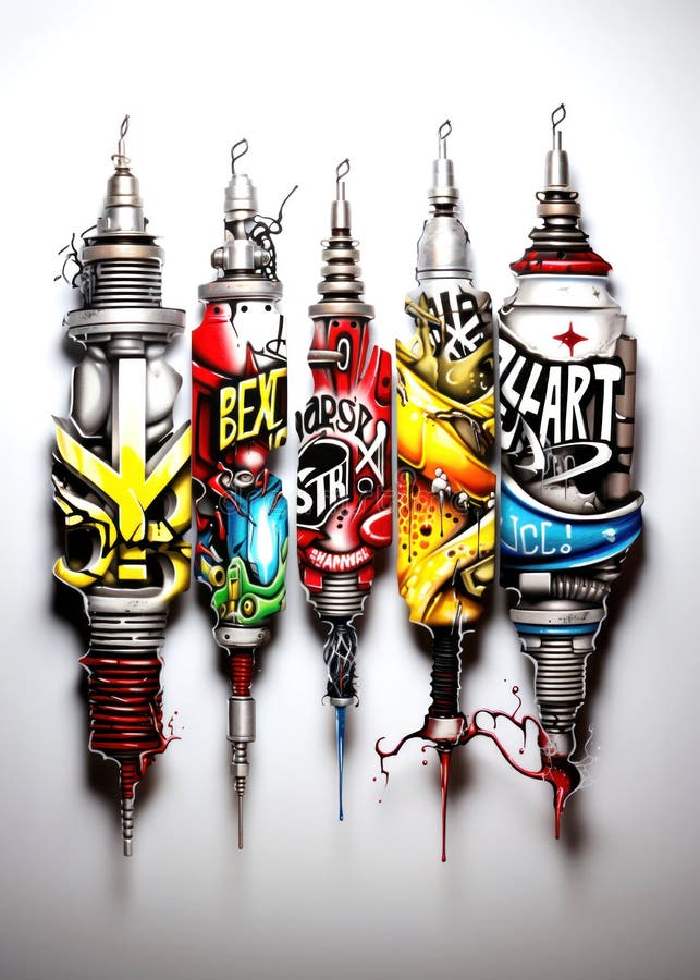 Spark Plug Art - a Spark Plug is a Crucial Component in the Ignition ...