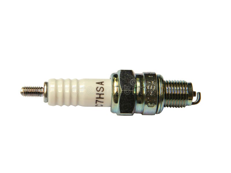 Spark plug C7HSA stock image. Image of motor, isolated - 13417531