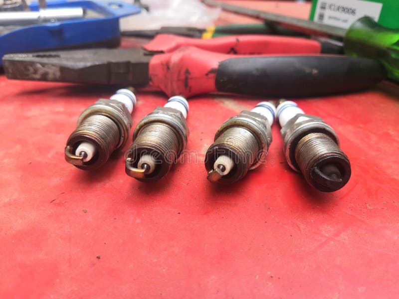 Spark Plug. Car. Technology Stock Photo - Image of technology, plug ...