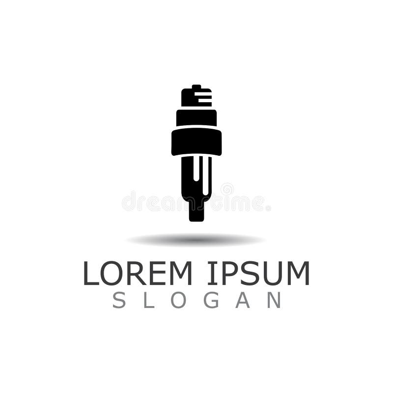 Spark Plug Icon Auto Car. the Spare Part for an Internal Combustion ...