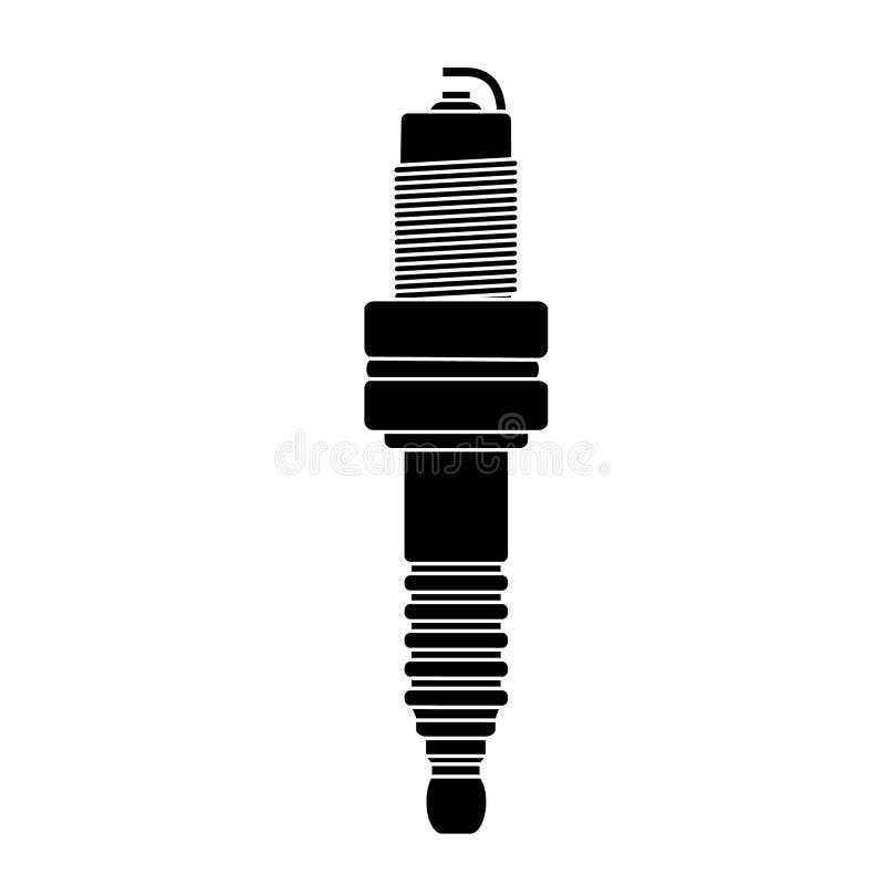 Spark Plug Icon Vector. Sparking Plug Illustration Sign. Ignition ...