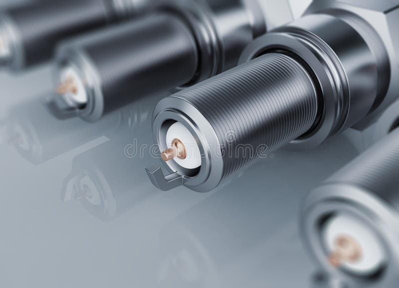 Spark plug stock illustration. Illustration of service - 265683803