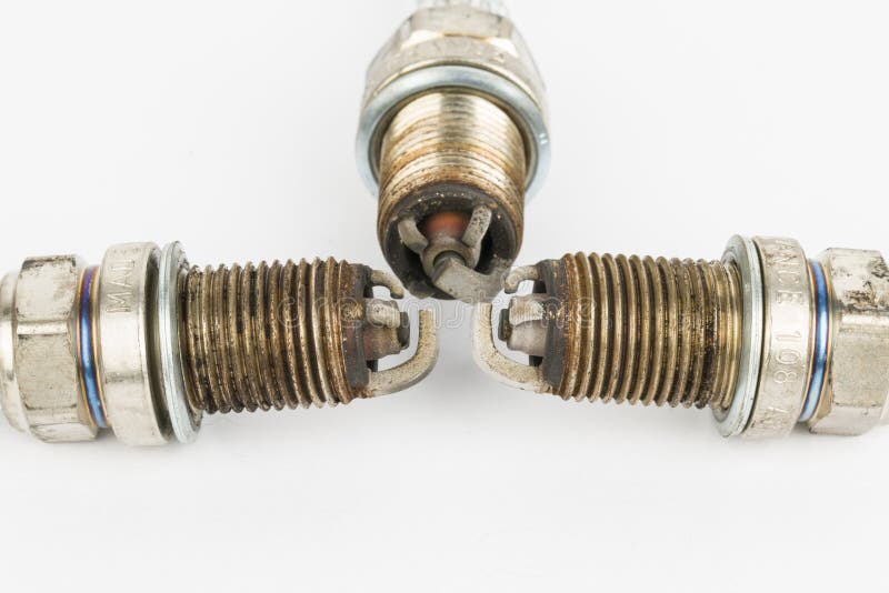 Spark Plug. stock image. Image of brass, copper, thread - 43795719