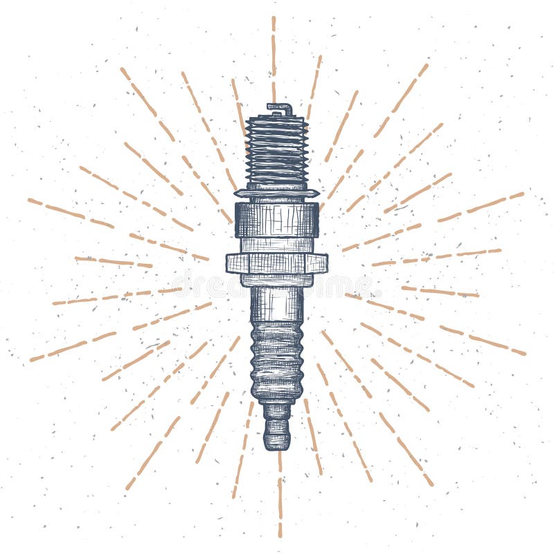 Spark Plug Vector Logo Design Template. Autoparts or Car Service Icon ...