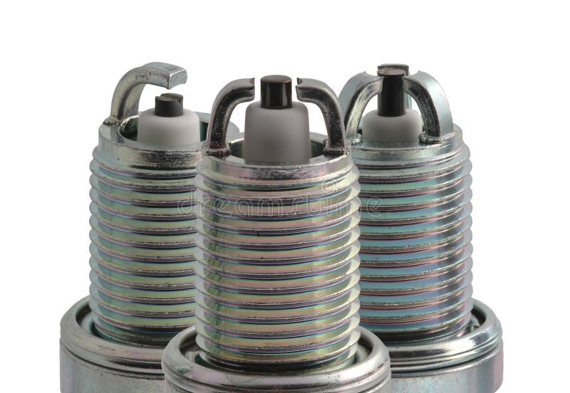 Different Types of Spark Plugs in Profile Stock Image - Image of ...