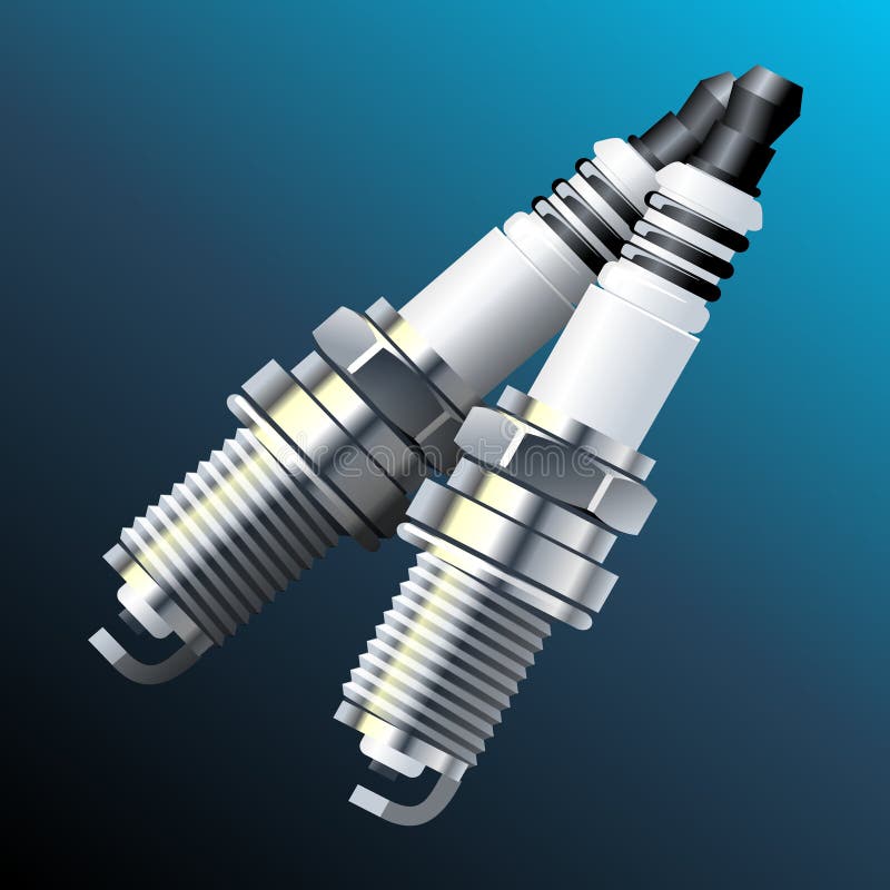 Spark plugs stock illustration. Illustration of spark - 36280540