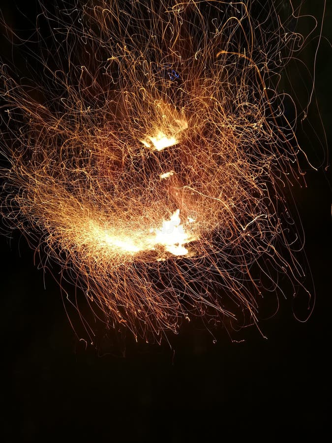 Spark shower stock image. Image of spark, fire, flame - 144528909