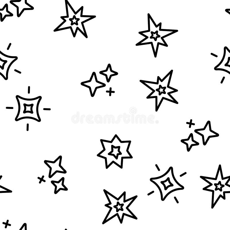 Spark and Sparkle Star Collection Icons Set Vector Stock Vector ...