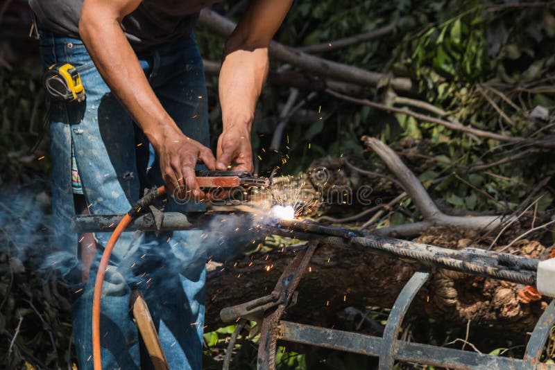 The Spark stock photo. Image of tools, site, worker, steel - 59826838