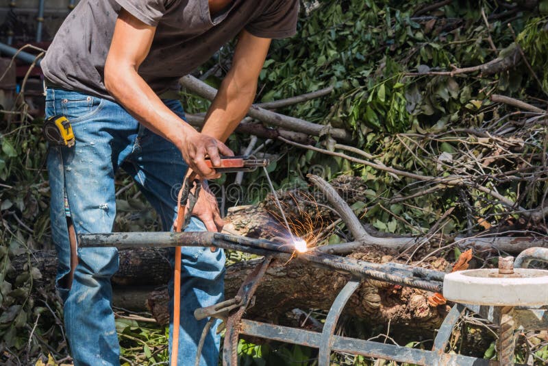 The Spark stock photo. Image of circuit, hand, work, spark - 59828444