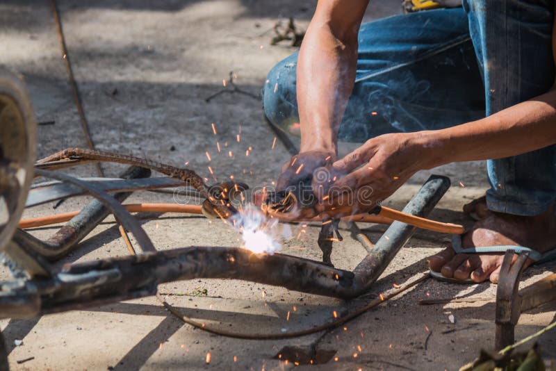 The Spark stock photo. Image of building, work, worker - 59829430