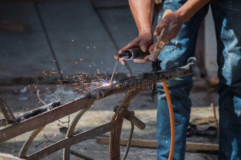 The Spark stock image. Image of industry, iron, construction - 59829667