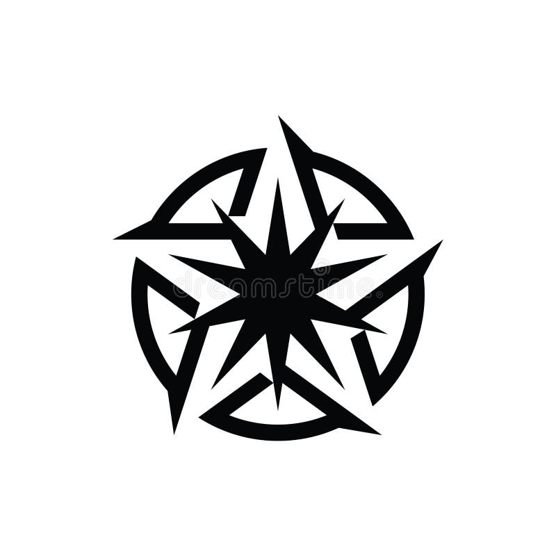 Spark Star Logo Design Concept Stock Illustration - Illustration of ...