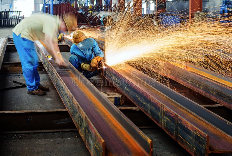 Spark steel plant stock image. Image of manufacturing - 59602797