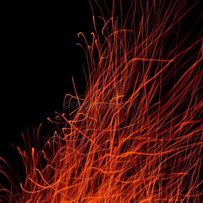 Spark trails at night stock image. Image of background - 27597549