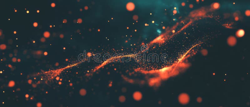 Spark Trails with Vibrant Colors and Ample Space for Logos in an ...