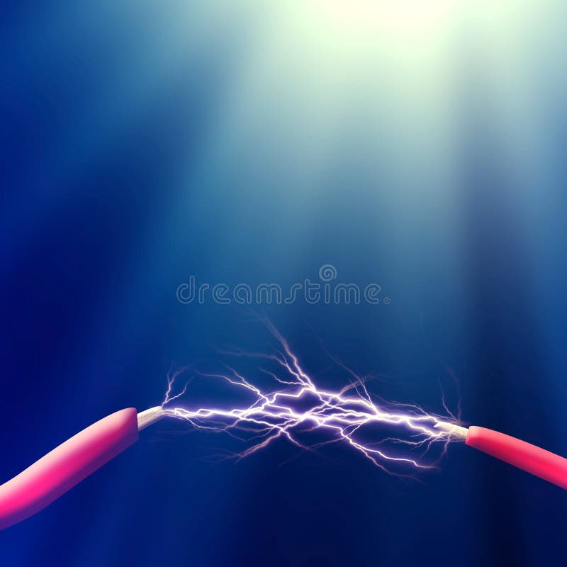 Electrical spark stock illustration. Illustration of voltage - 5292492