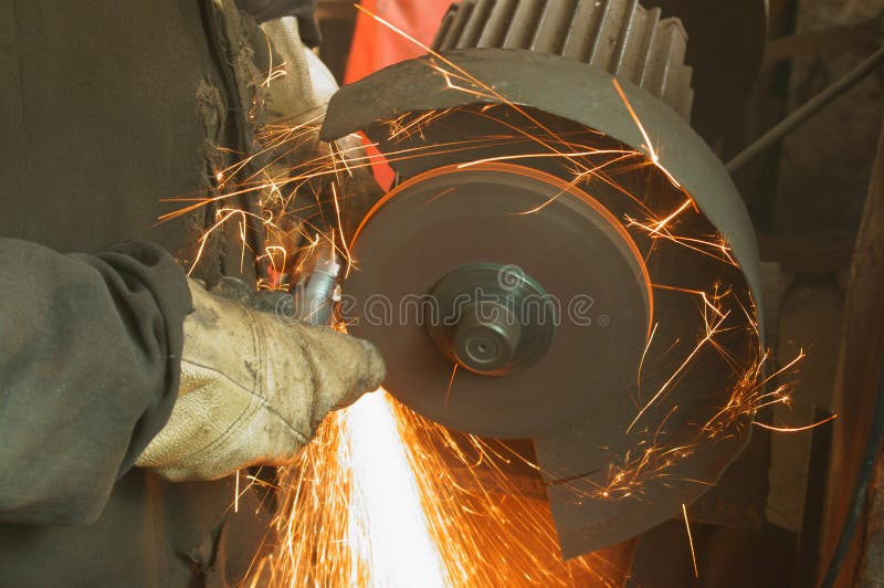 Spark wheel stock image. Image of hand, power, disc, dynamic - 24364009