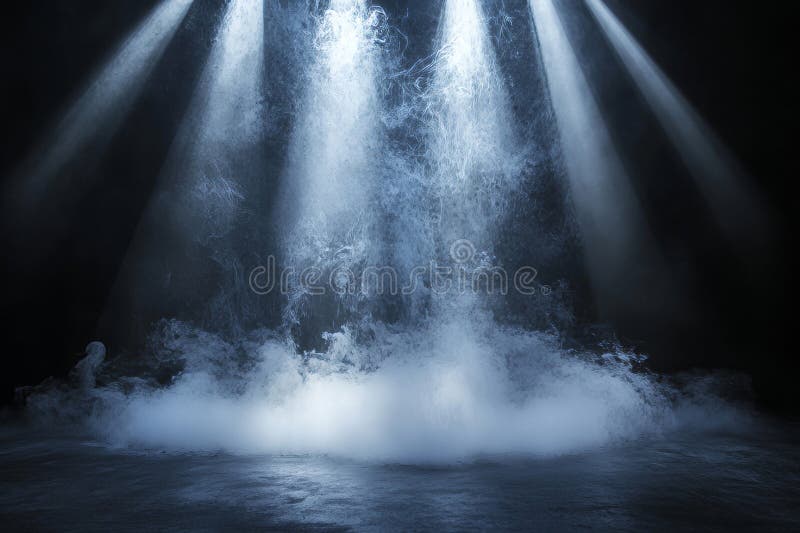 Sparking Creativity. a Light in the Dark Void. Grunge Refinement Stock ...