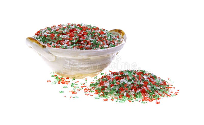 Sparking Sprinkles and Dish Stock Image - Image of sparkling, small ...