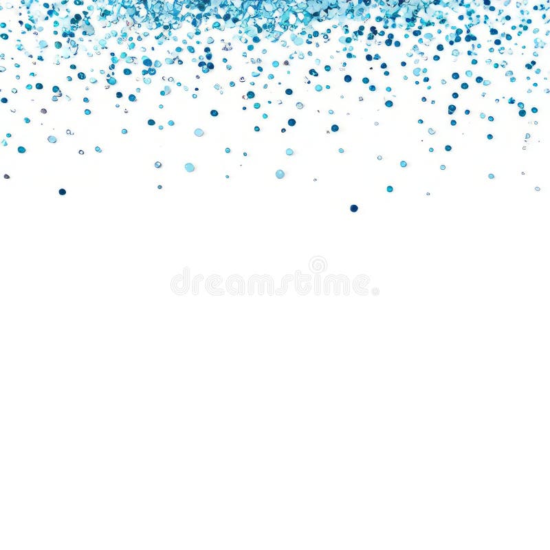 Baby Blue Glitter on a White Background. Stock Illustration ...
