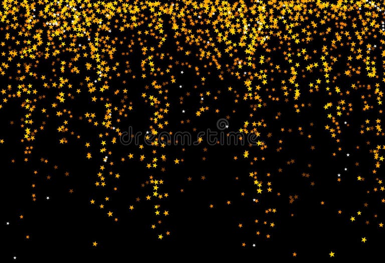 Black Background Tiny Gold Sparkles Stock Illustrations – 1,233 Black ...