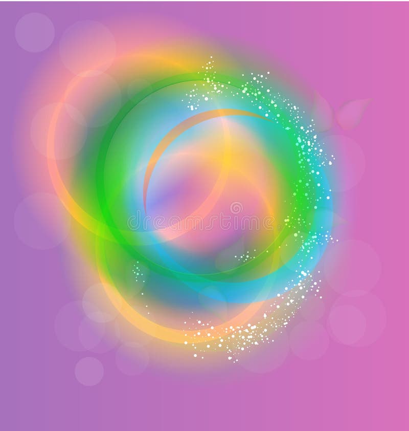 Sparkle Circles Seamless Pattern Background. Stock Vector ...