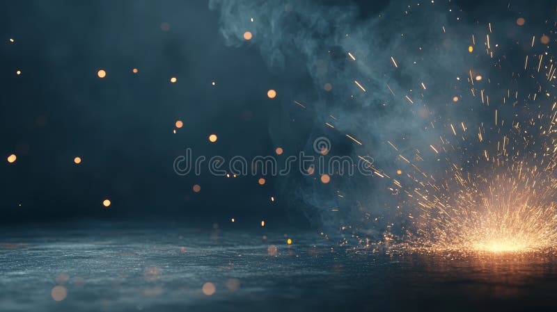 Sparkle Closeup, a Macro View of Light Reflecting on Table Surface ...