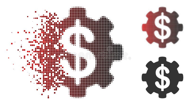 Sparkle Dot Halftone Payment Options Gear Icon with Face Stock Vector ... Sparkle Dot Halftone Payment Options Gear Icon with Face Stock Vector ...