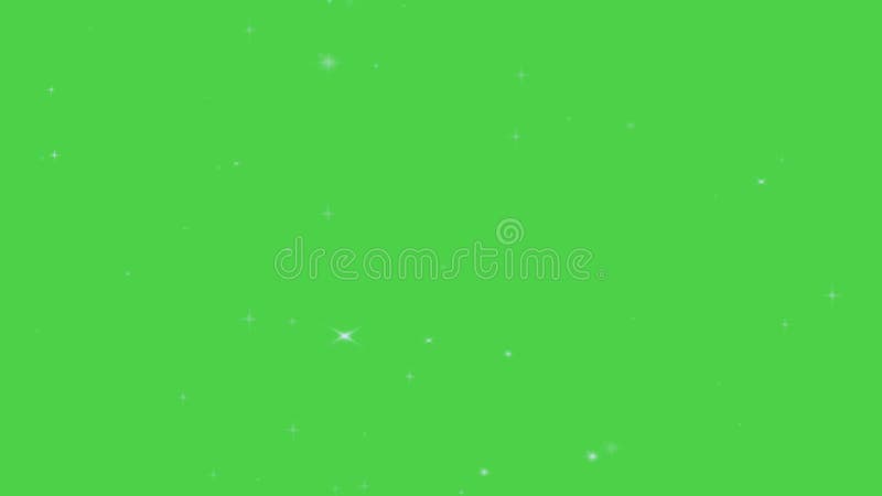 Sparkle Effect Green Screen Overlay Stock Footage - Video of ...