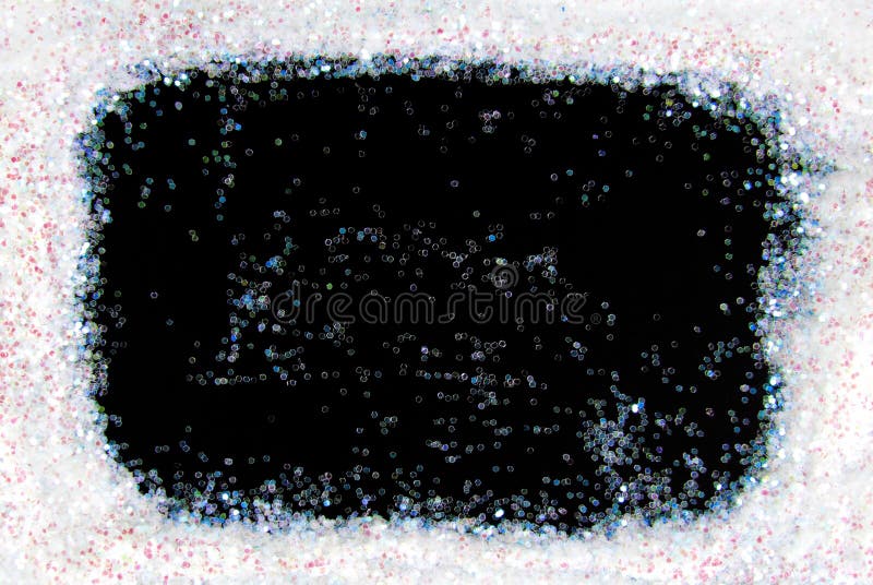 Sparkle Glitter Frame Background Stock Photo - Image of glowing, gleam ...