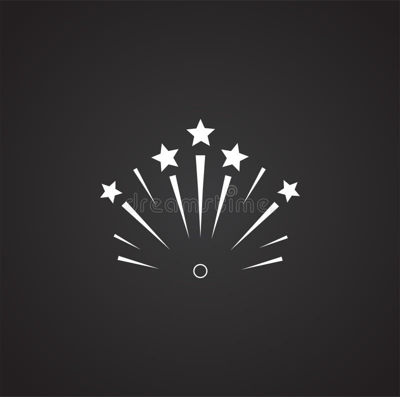 Sparkle Icon on Background for Graphic and Web Design. Simple ...