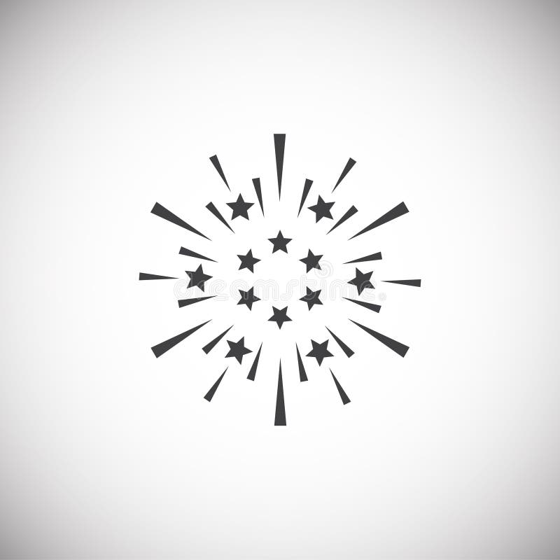 Sparkle Icon on Background for Graphic and Web Design. Simple ...
