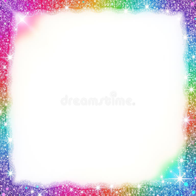 Sparkle and Learn Printable Glitter Border Worksheets for Engaging ...