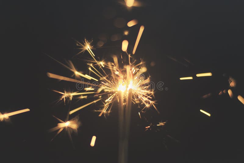 Sparkle Light on Dark Background Stock Photo - Image of design, space ...