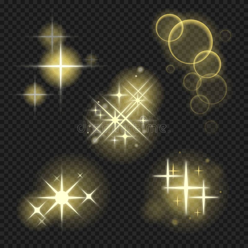 Sparkle light effect stock illustration. Illustration of circle - 347073941