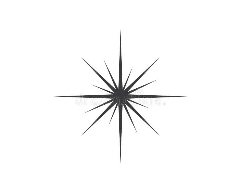 Sparkle Light Star Vector Illustration Design Stock Vector ...