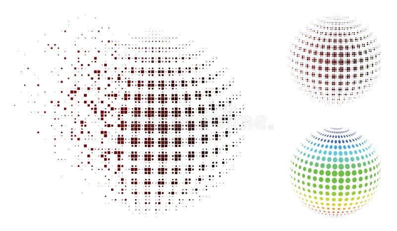 Sparkle Pixel Halftone Dotted Sphere Surface Abstraction Icon Stock ... Sparkle Pixel Halftone Dotted Sphere Surface Abstraction Icon Stock ...